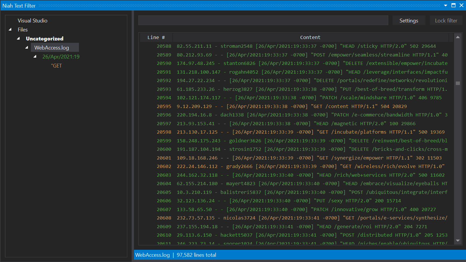 Debug Output Filter - Visual Studio Marketplace