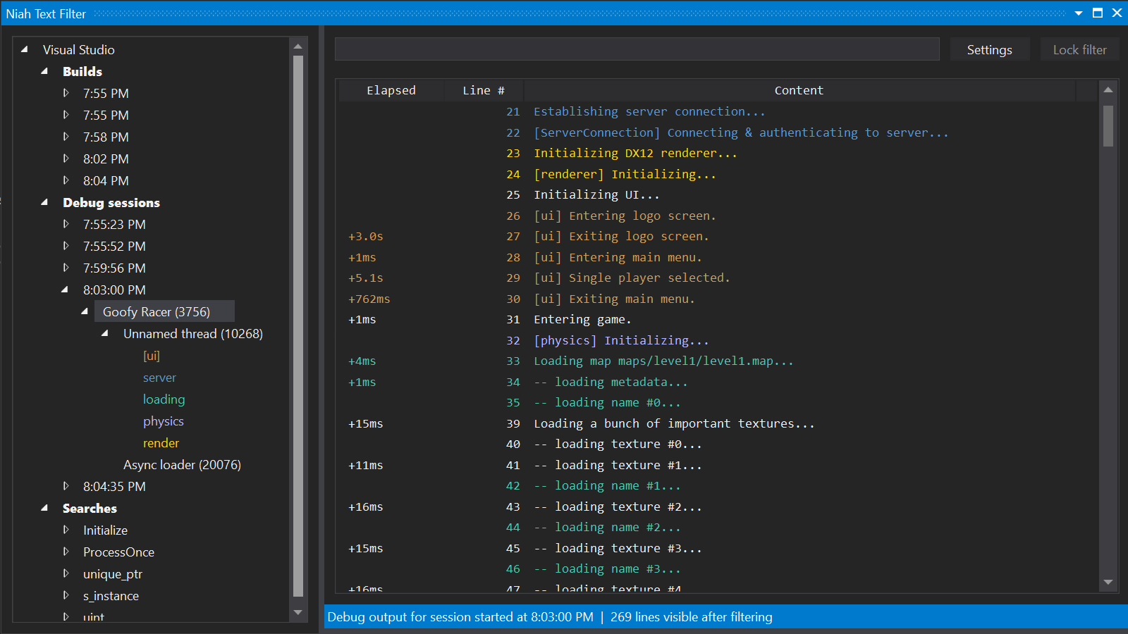 Debug Output Filter - Visual Studio Marketplace
