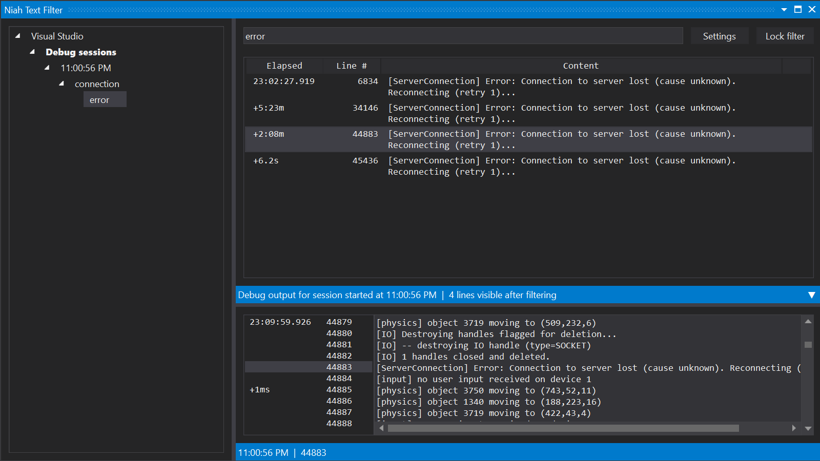 Debug Output Filter - Visual Studio Marketplace